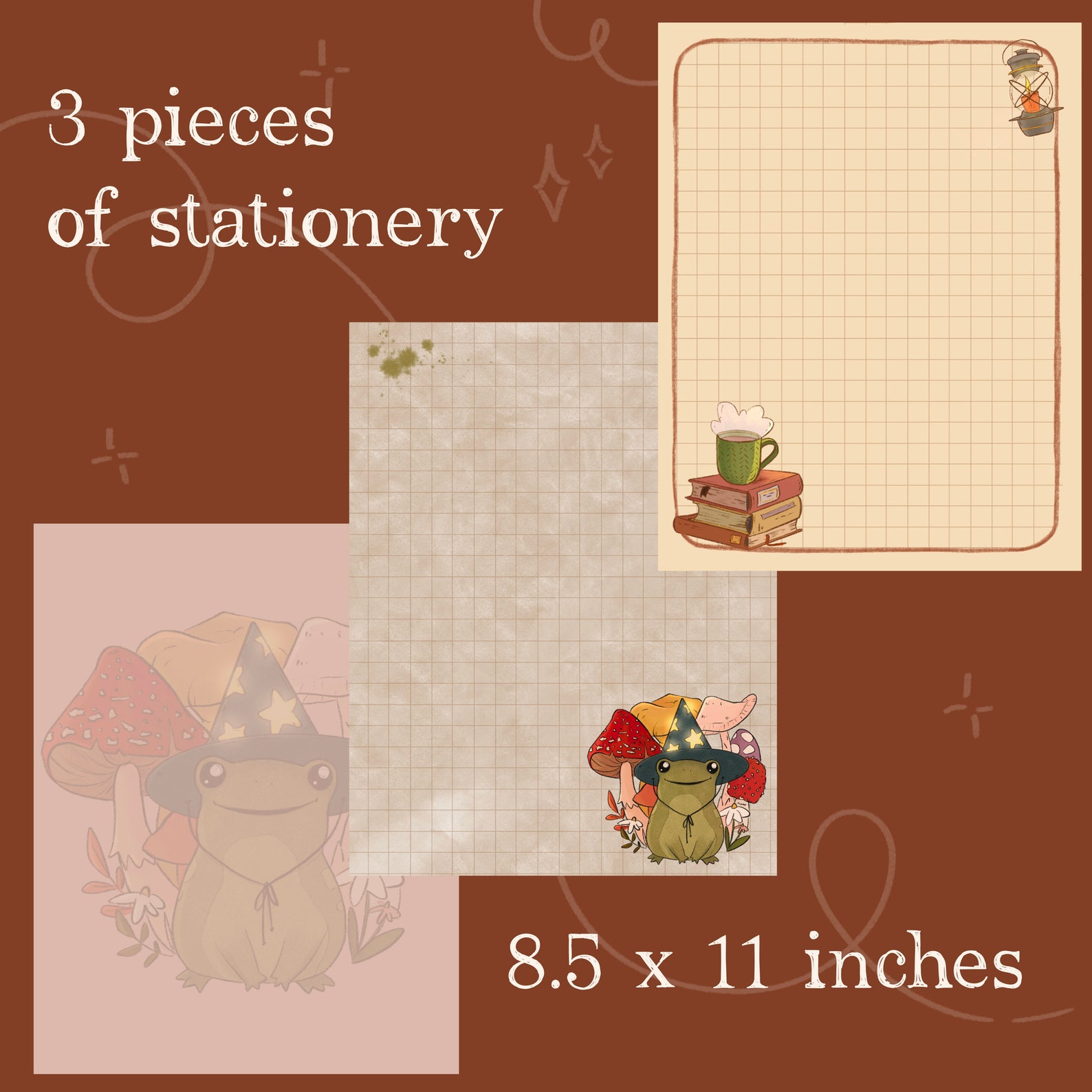 Cottagecore Printable Stationery and Planner Kit Bullet - Etsy