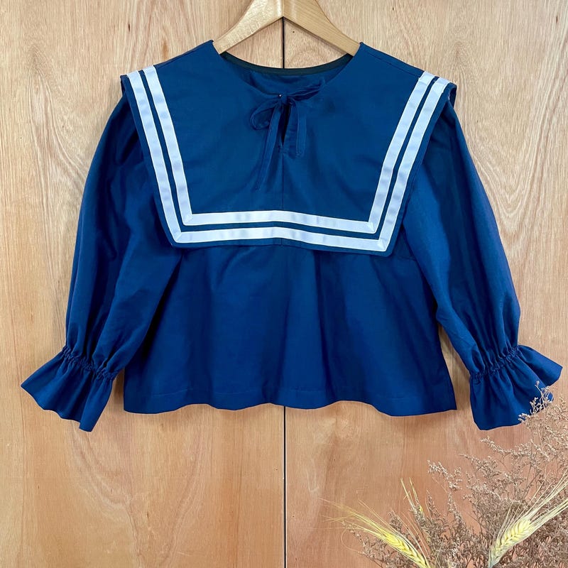 Sailor Collar Tops - Etsy