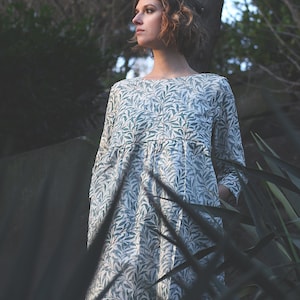 Handmade Willow Bough William Morris Smock Dress With Pockets - Etsy UK