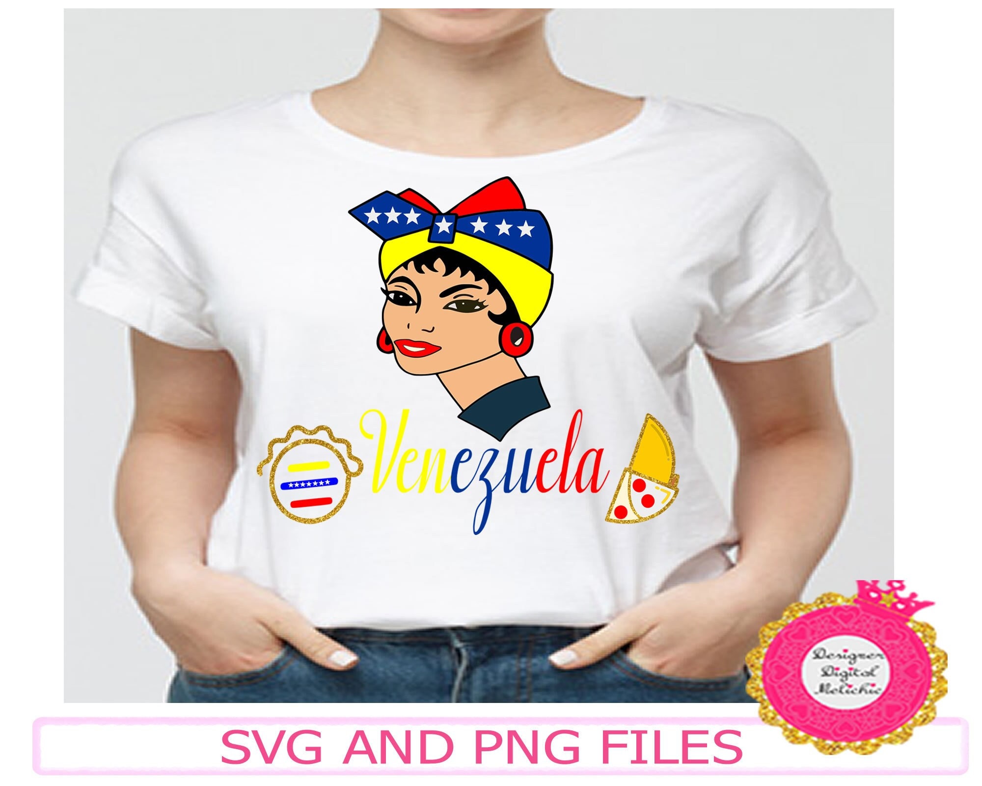 Venezuelan Svg - Woman Venezuela Svg - Images .svg and .png of Arepa ...