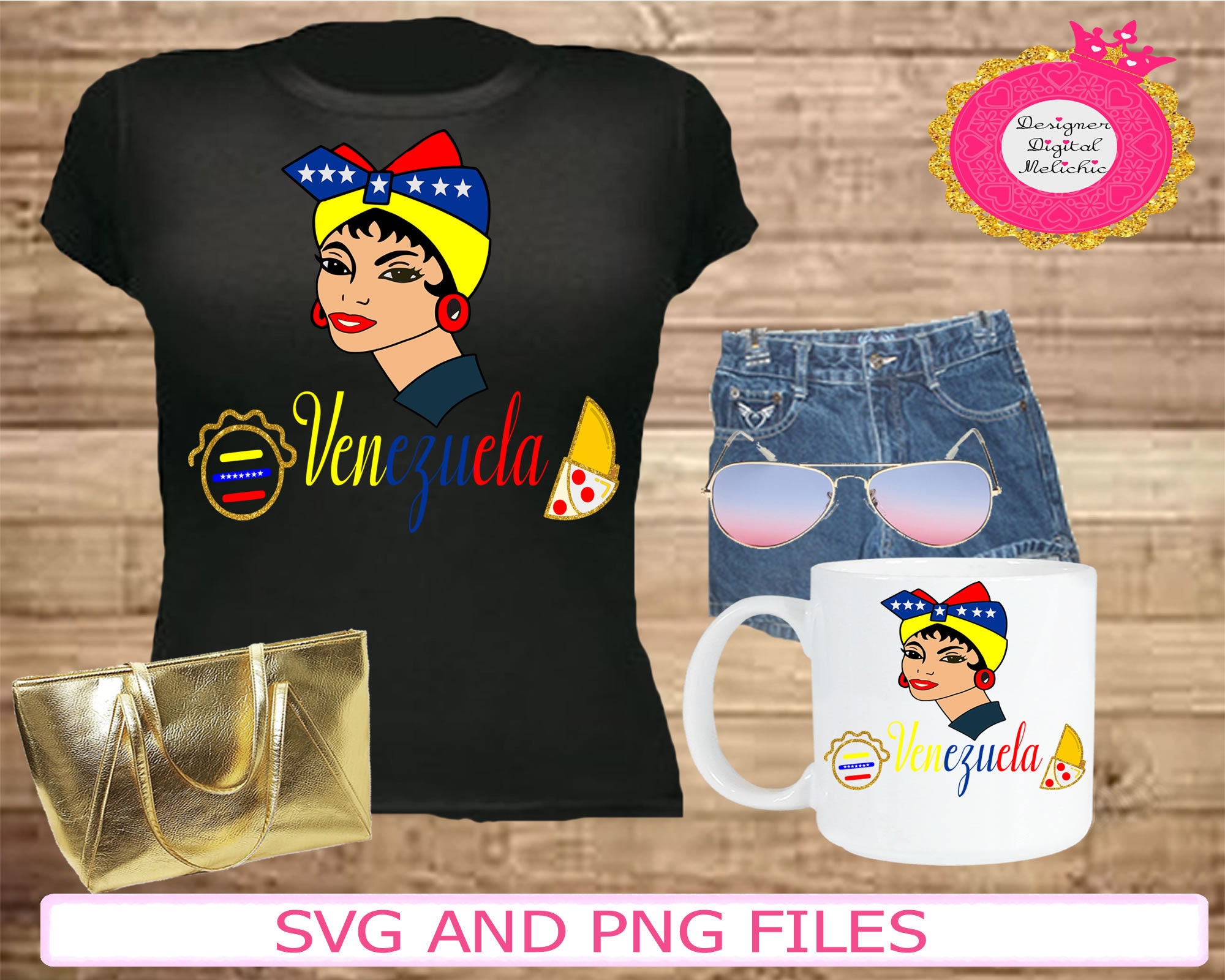Venezuelan Svg - Woman Venezuela Svg - Images .svg and .png of Arepa ...