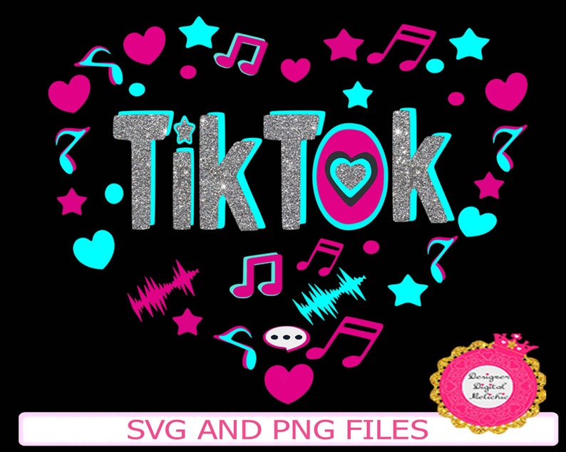 Tiktoker Girl Svg And Birthday Svg Svg And Png Of Tik Tok Girl Birthday Images With Words