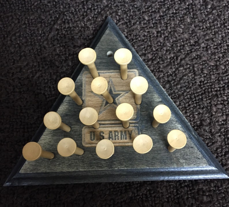 Military Branch Wooden Golf Tee Triangle Game - Etsy