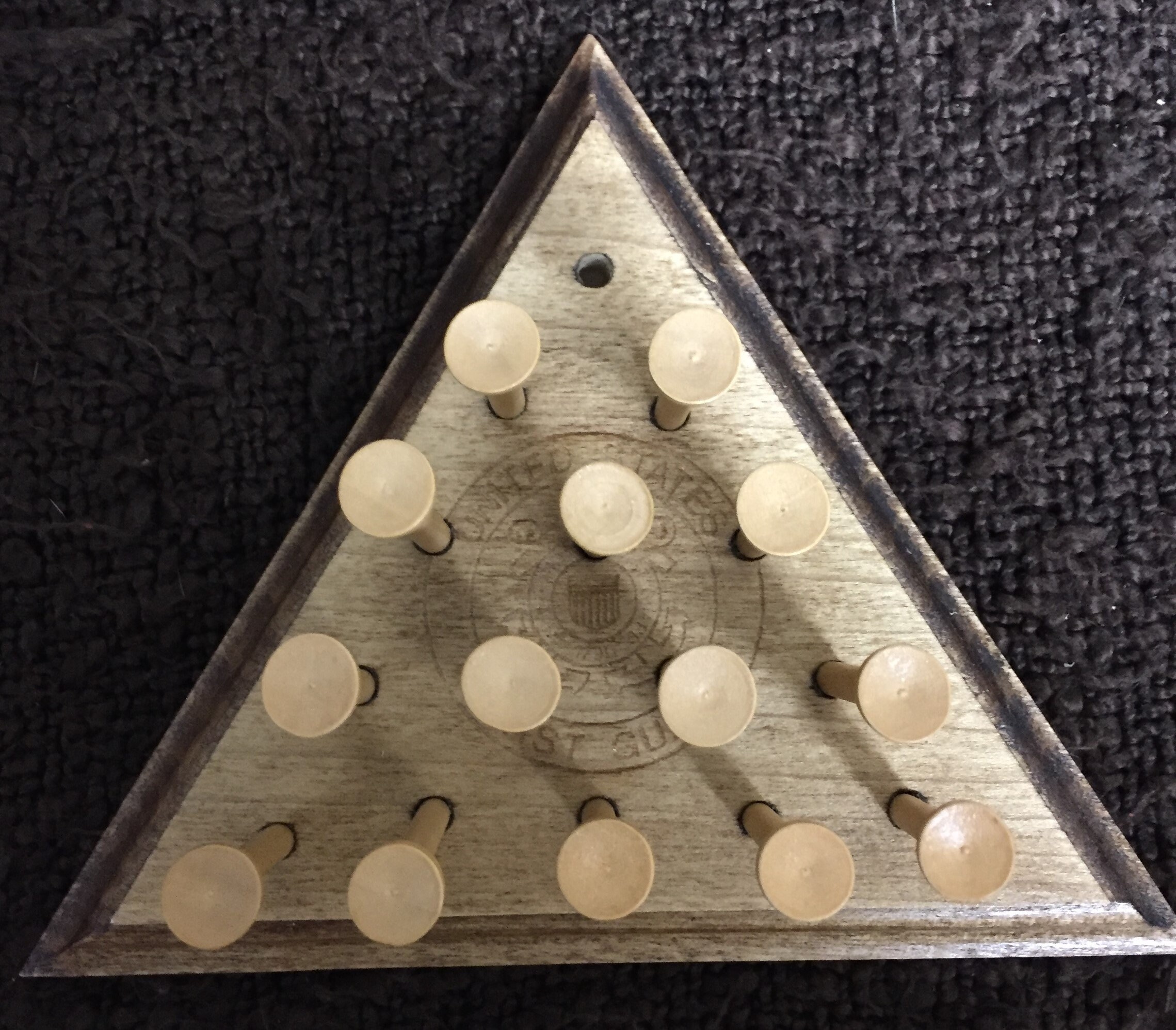 Military Branch Wooden Golf Tee Triangle Game - Etsy