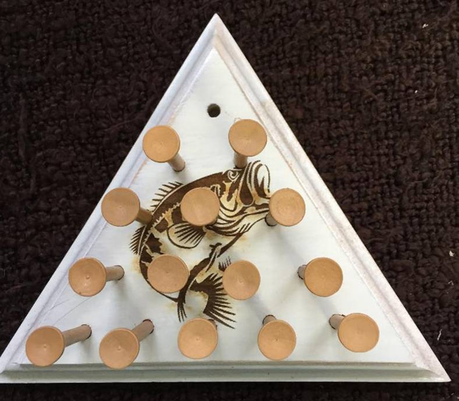 Fish Wooden Golf Tee Triangle Game - Etsy
