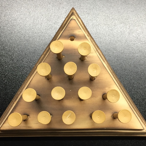 Wooden Triangle Game - Etsy