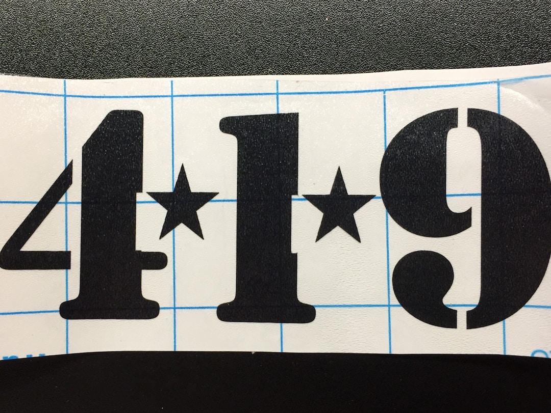 419 Jeep Vinyl Sticker - Etsy