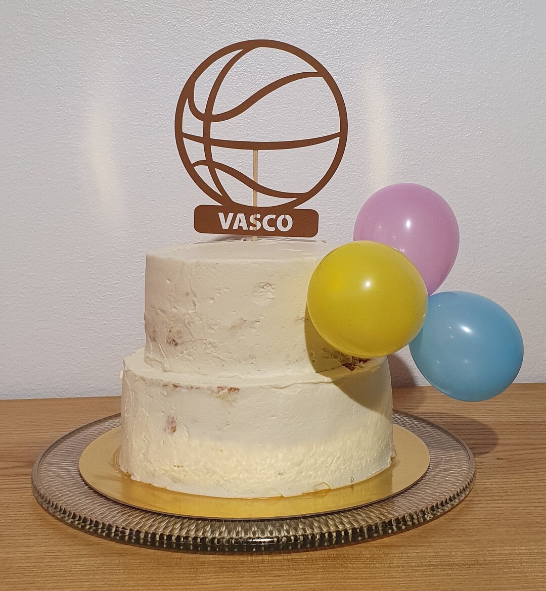 Cake Topper Basketball Personalized Name Nba-lakers Knicks Cake ...