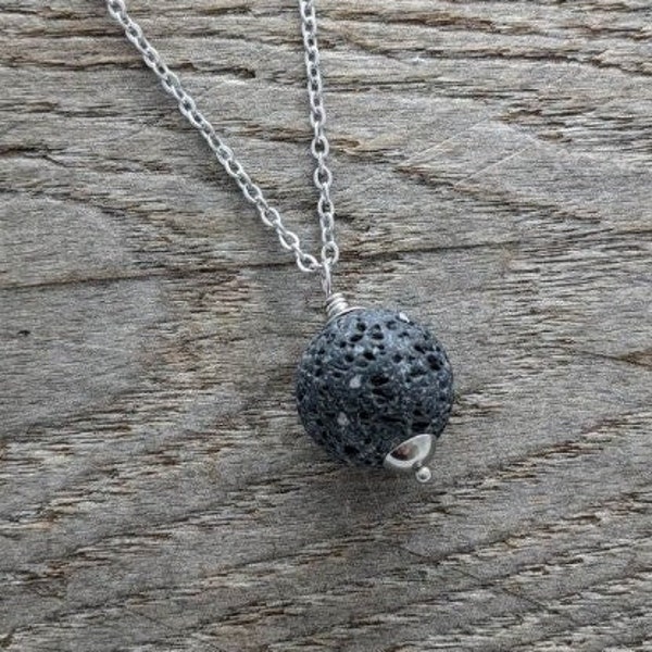 Lava Rock Diffuser Necklace - Etsy