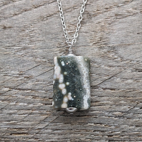 Jasper Necklace - Etsy