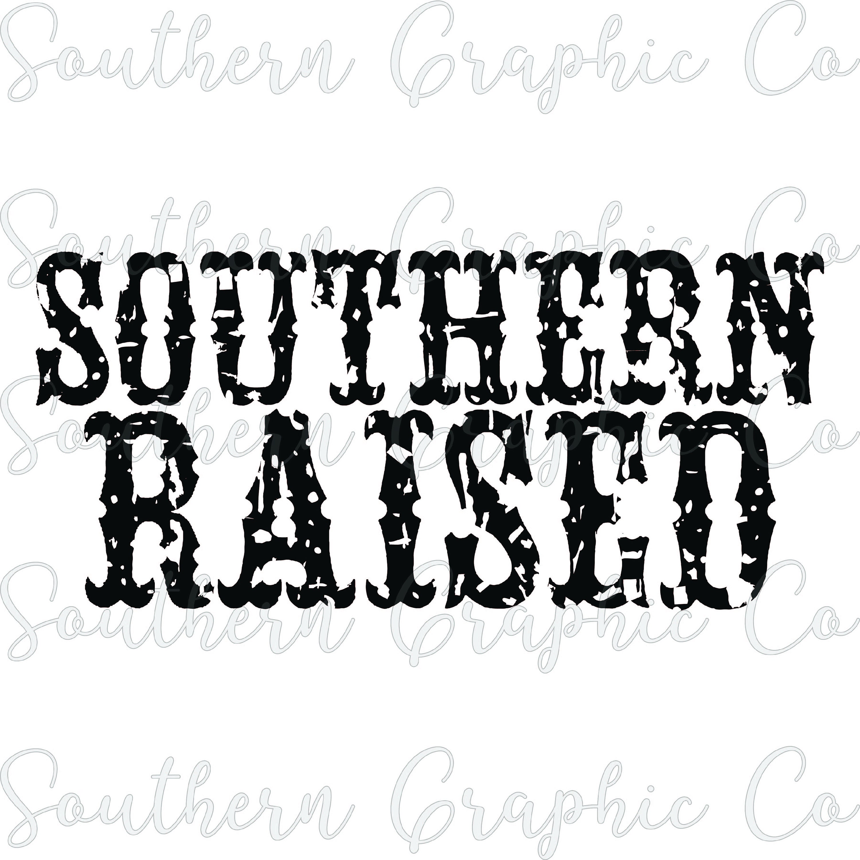 Southern Raised SVG PNG Southern Distressed SVG Western svg | Etsy