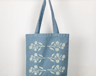 Block Print Tote Bag - Etsy