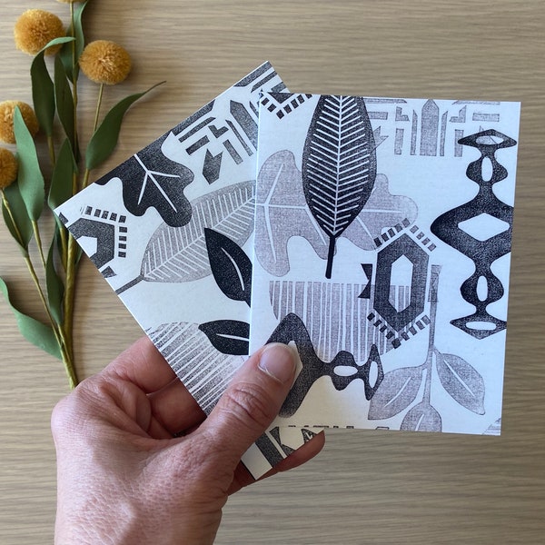 Block Print Cards - Etsy