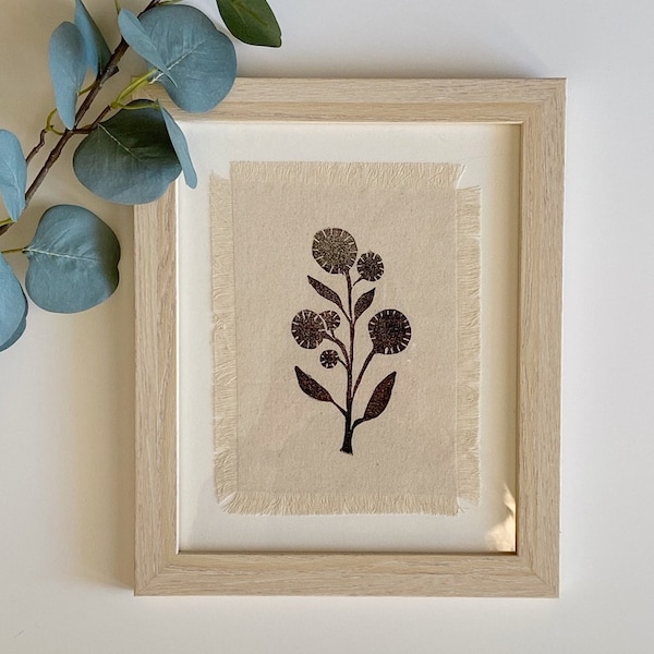 Framed Textile Art - Etsy