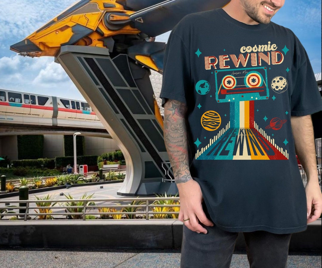 Retro Cosmic Rewind Shirt - Etsy