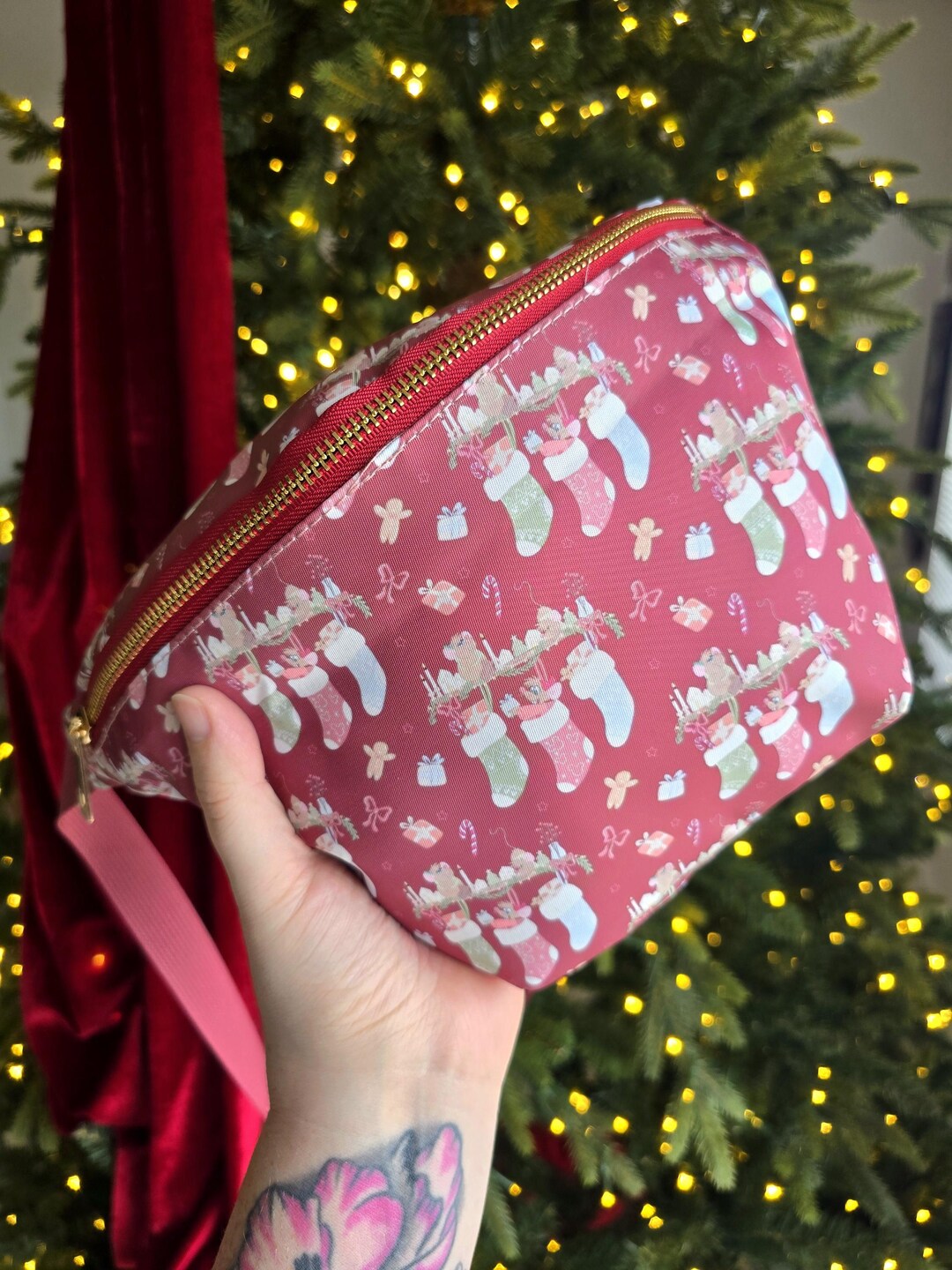 Cinderella Mice Stocking Belt Bag – Princess Holiday Gus Gus & Jaq ...