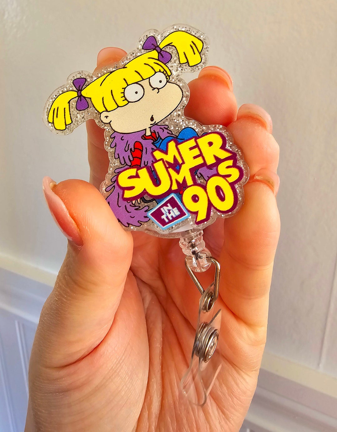 90s Summer Angelica Magic Badge Reel - Etsy