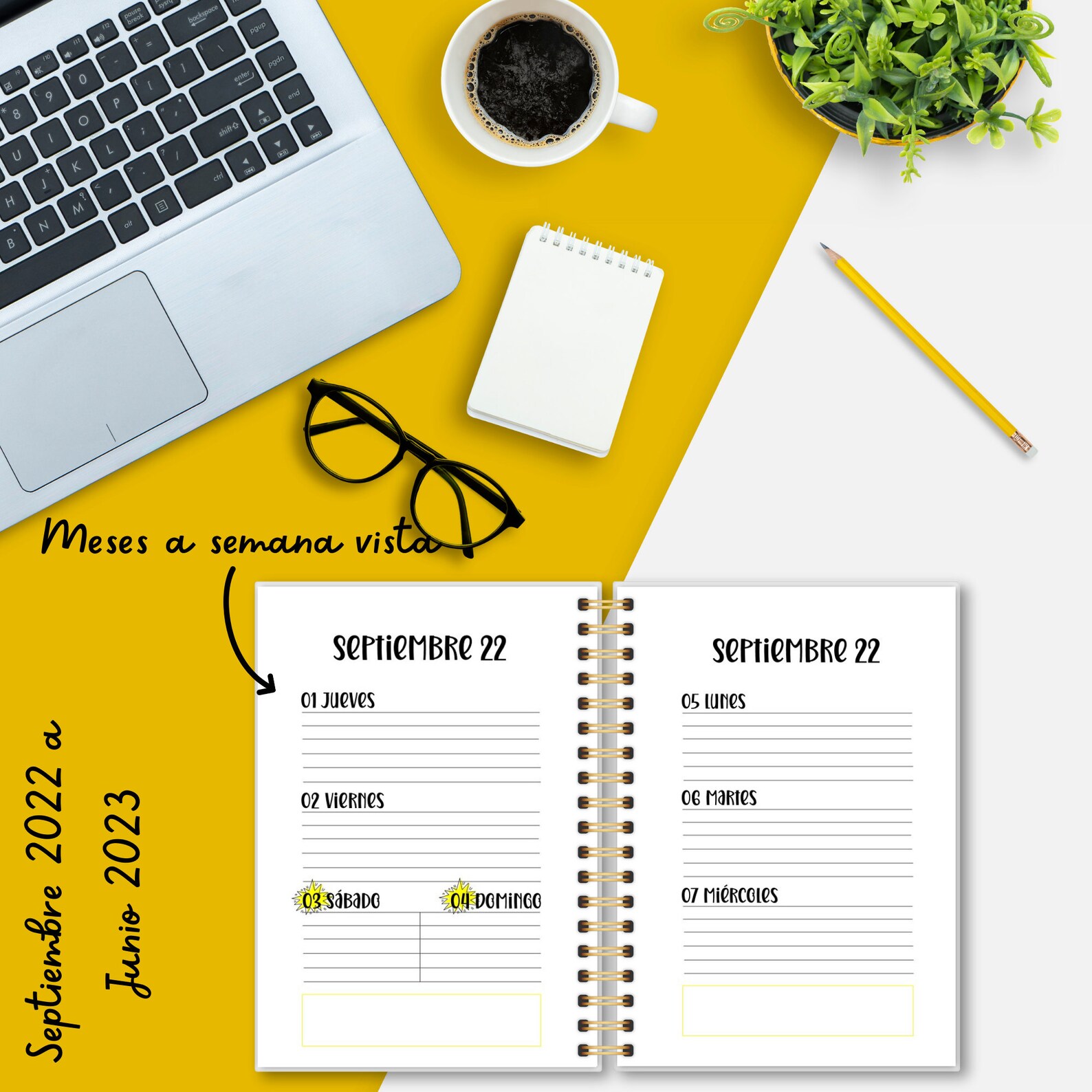 Agenda Escolar 2022 2023 Editable Powerpoint PDF semanal | Etsy España