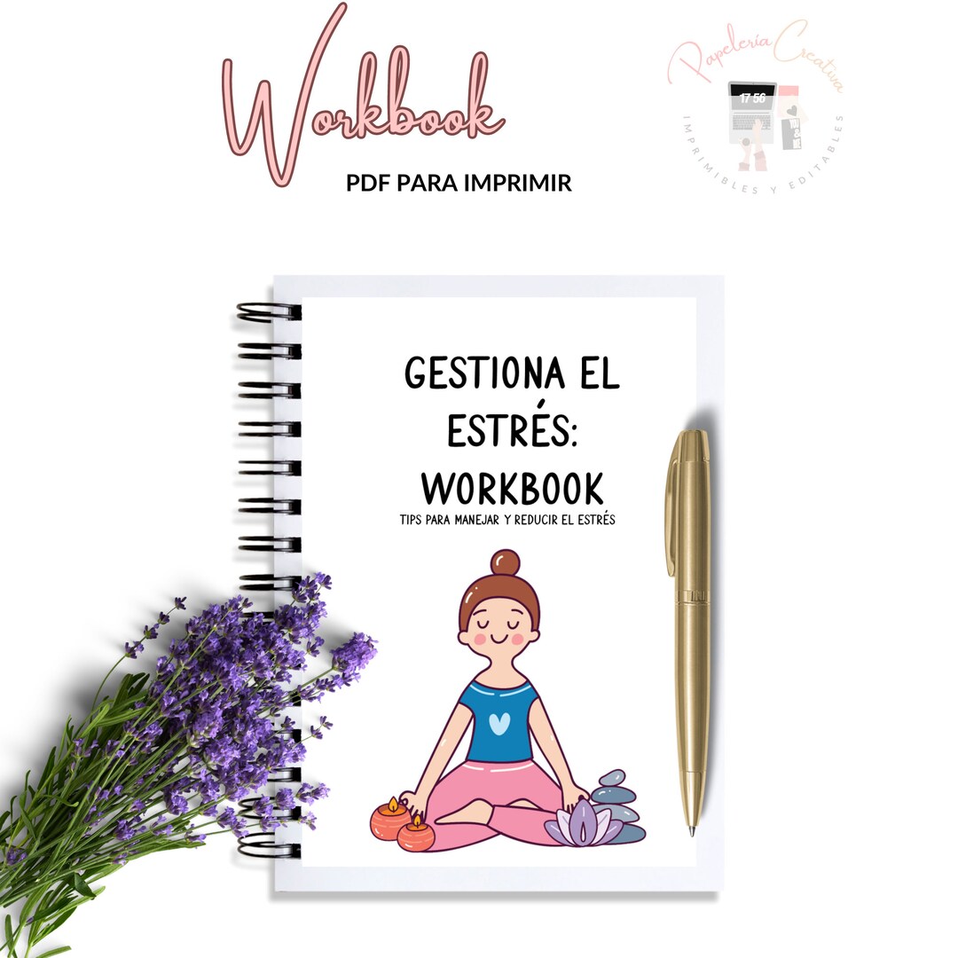 Printable Stress Management Workbook | A4 Self-care and Emotional ...