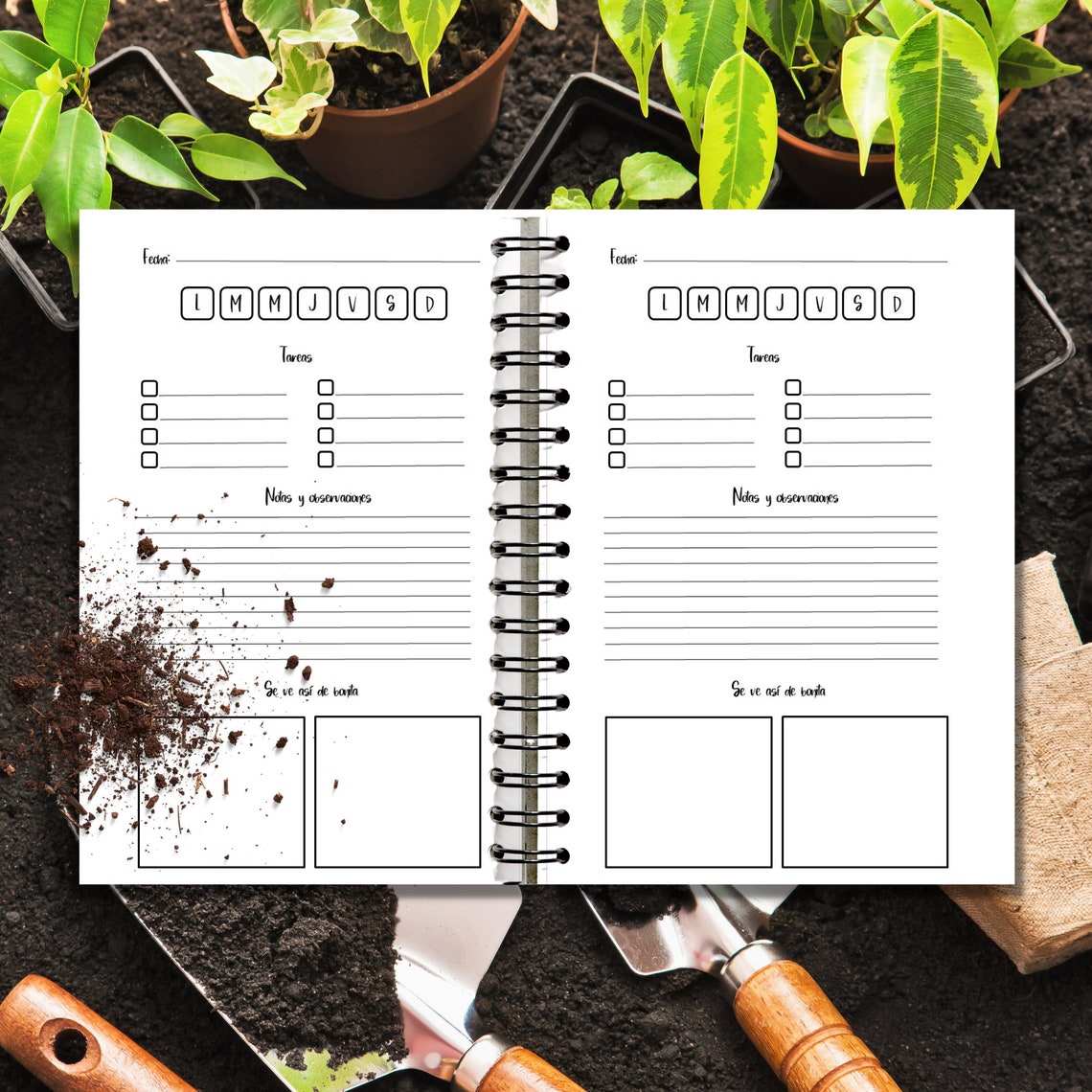 Diario de mis plantas / A4 / Descarga inmediata / PDF - Etsy España