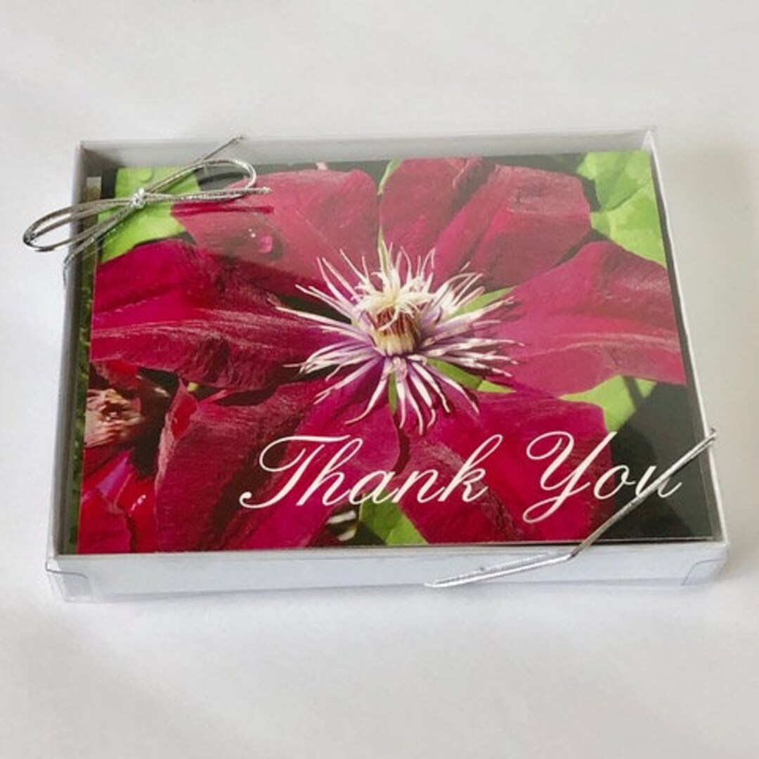 Boxed Thank You Cards - Etsy