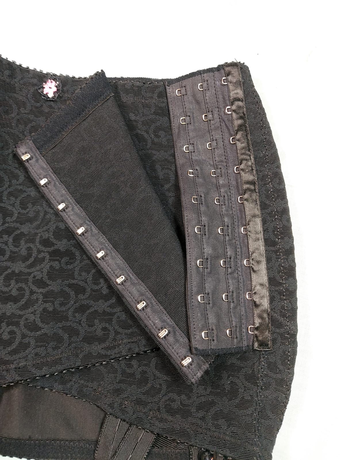 NOS 50s Black Cross Over Girdle - Etsy UK