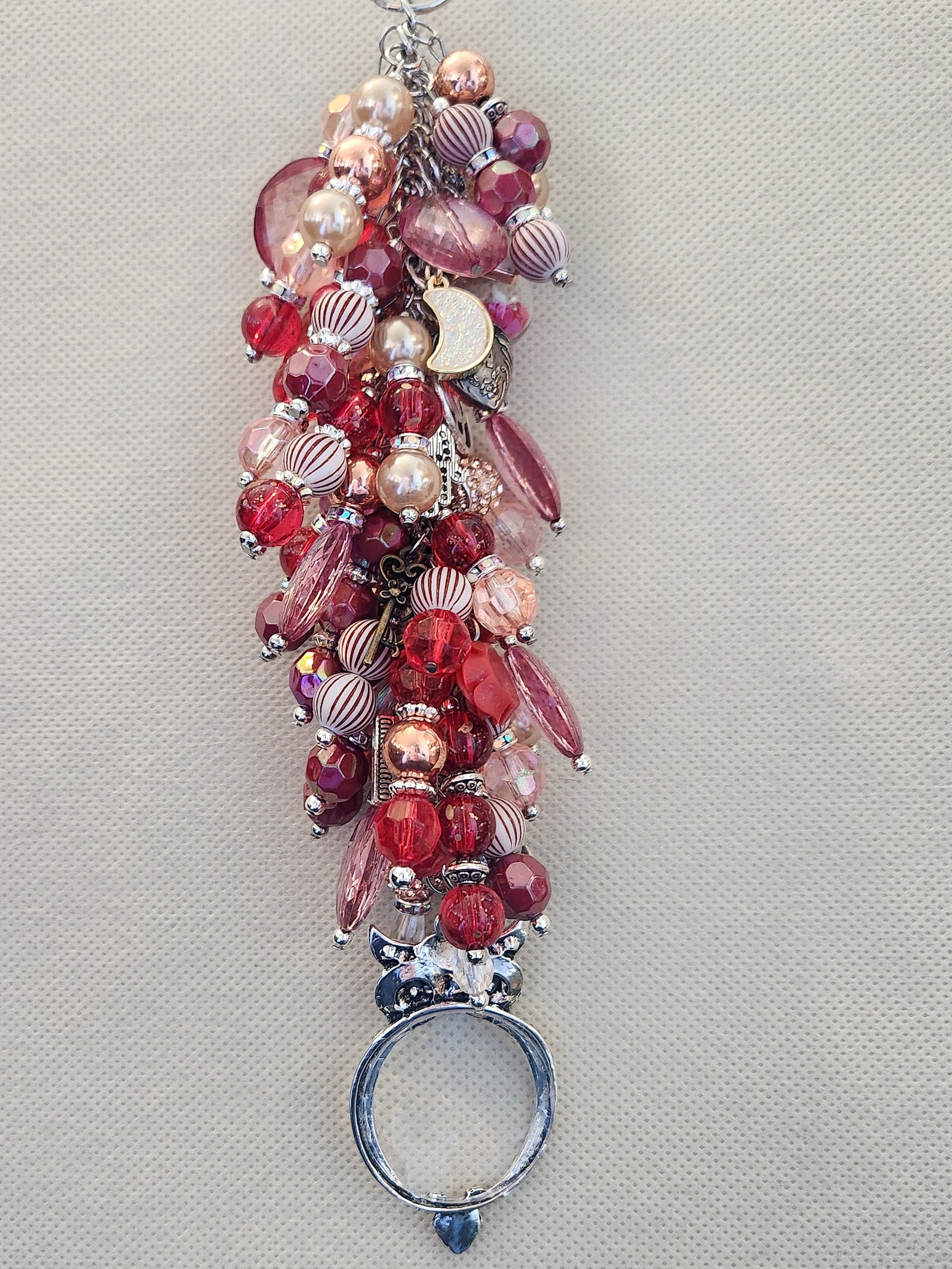 Chunky Charm Dangle for a Junk Journal, Key Chain Dangle, Purse Charm ...