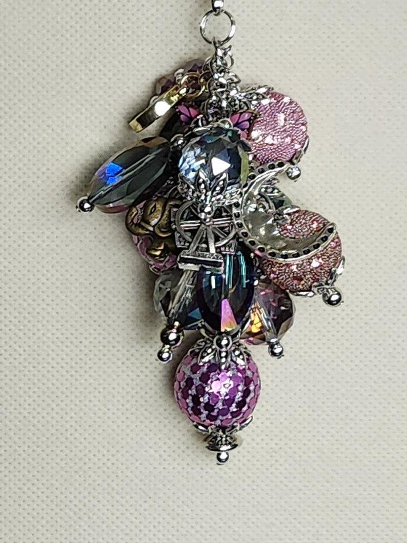 Chunky Charm Dangle for a Junk Journal, Key Chain Dangle, Purse Charm ...