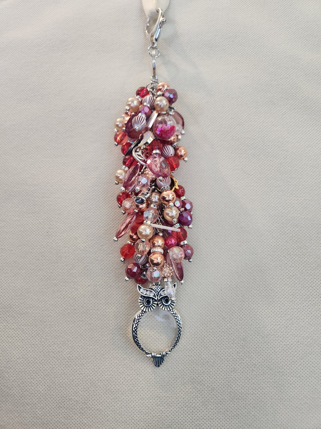 Chunky Charm Dangle for a Junk Journal, Key Chain Dangle, Purse Charm ...