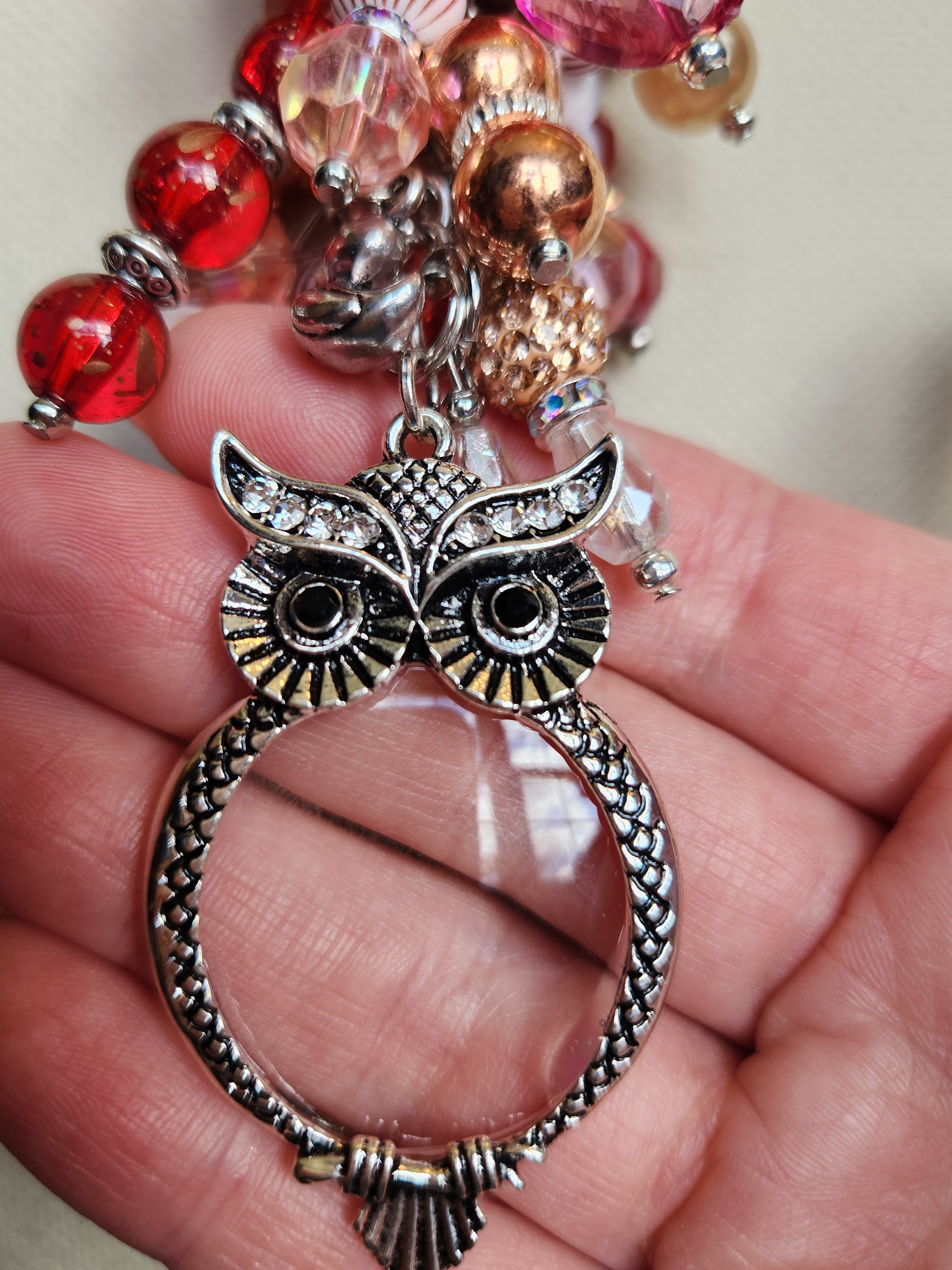 Chunky Charm Dangle for a Junk Journal, Key Chain Dangle, Purse Charm ...