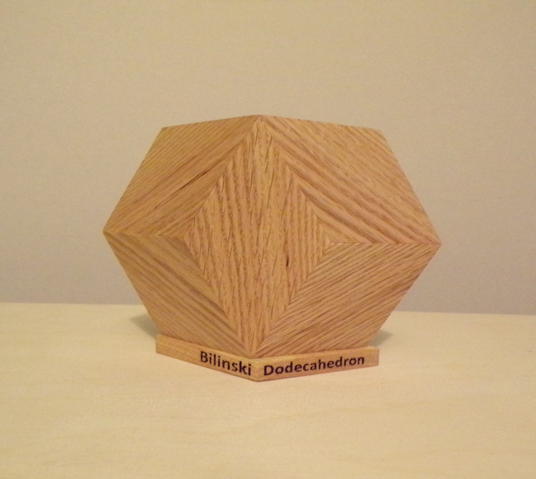 Bilinski Dodecahedron 3D Solid Geometric Model - Etsy