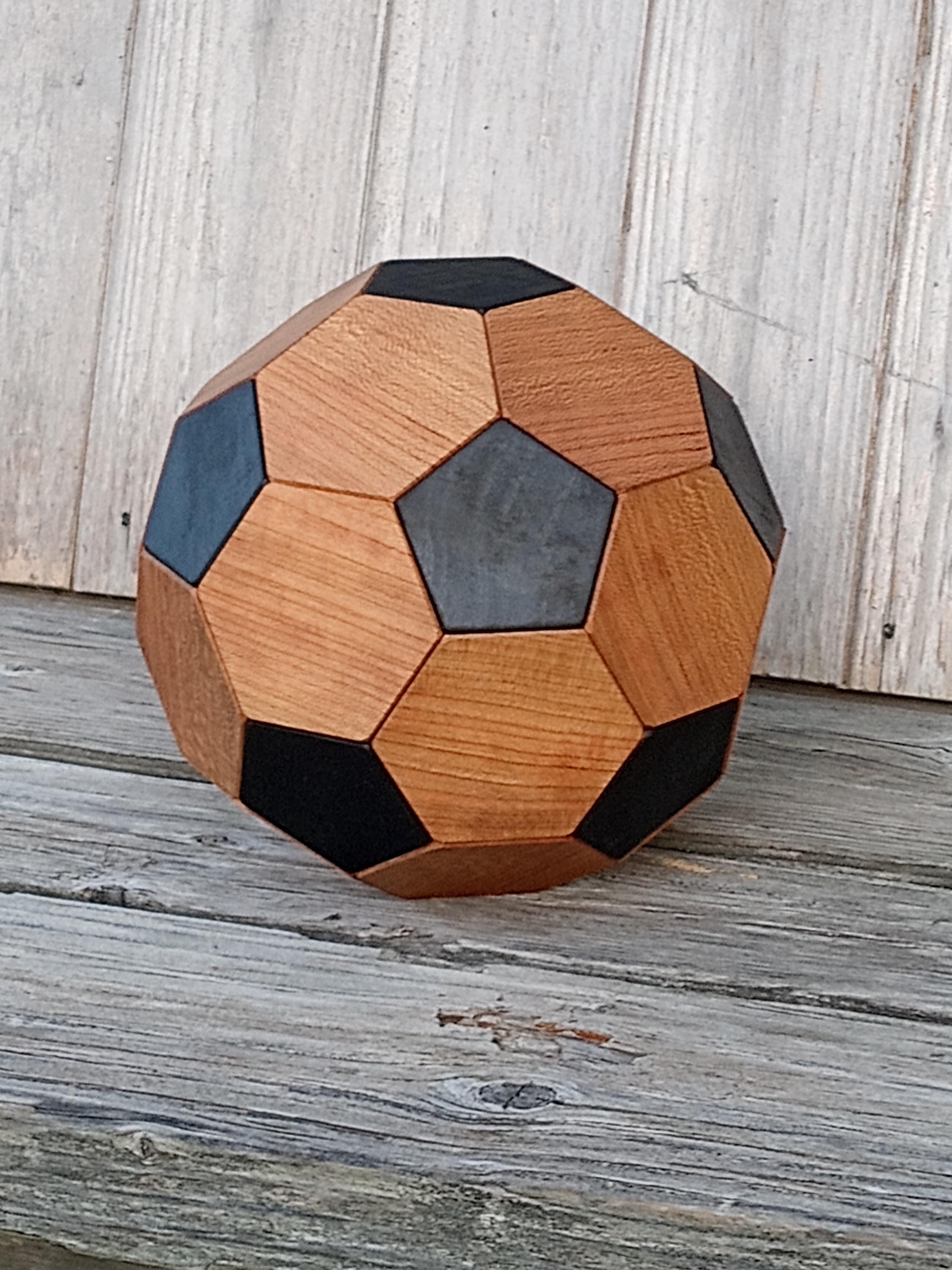Soccer Ball Puzzle Truncated Icosahedron - Etsy