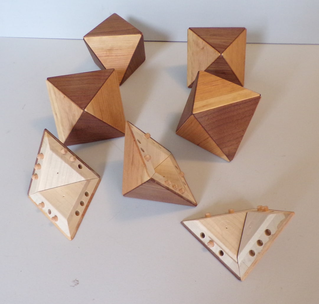 Octahedron Handmade Wooden Puzzle - Etsy