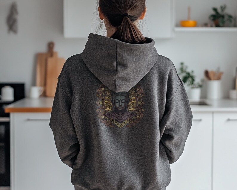 Buddha Mandala Zip-up Hoodie | Serenity in Intricate Mandalas - Etsy