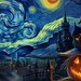 Spooky Night Canvas Wrap Wall Decor | A Haunting Halloween Decor Indoor ...