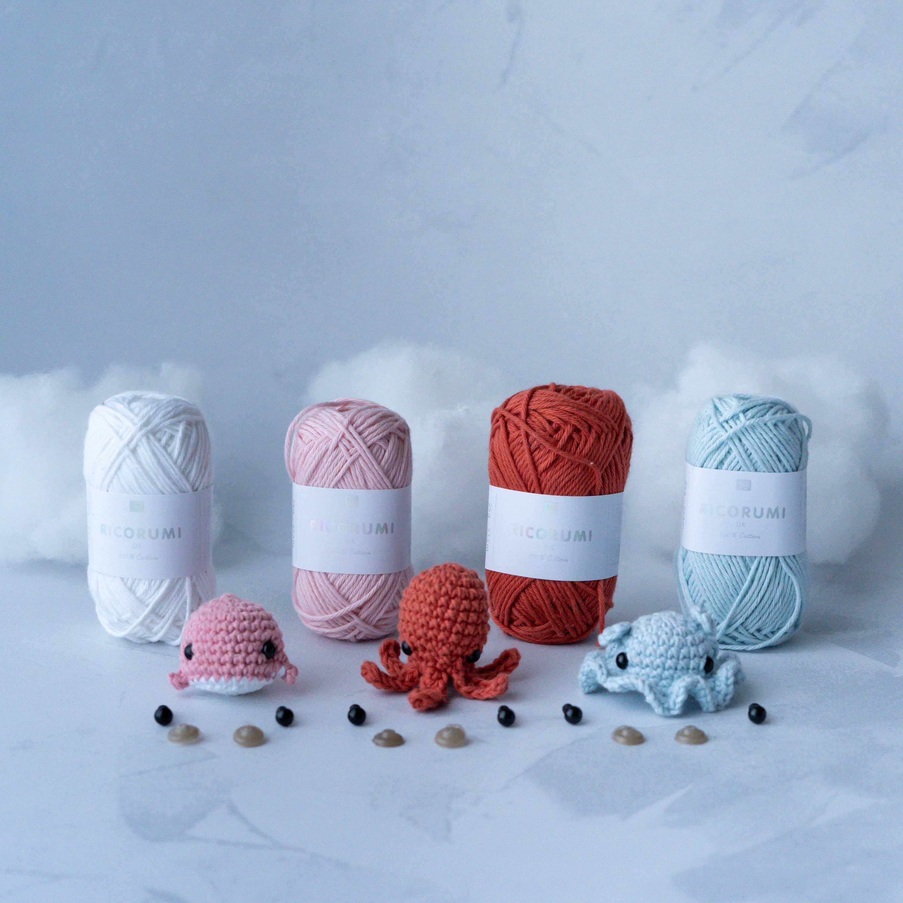 Sea Animals Amigurumi Crochet Kit Bundle Beginner friendly | Etsy