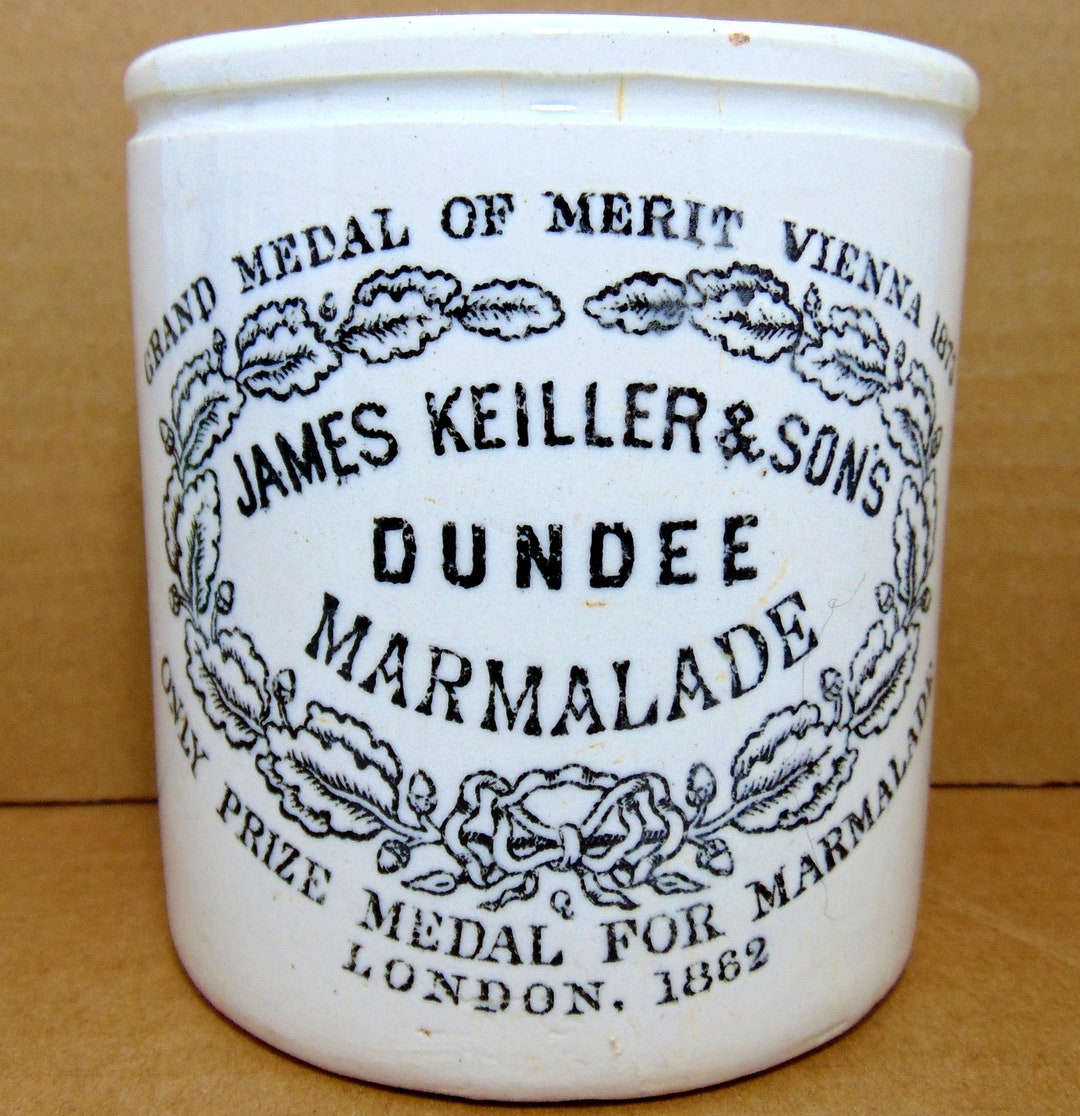 1lb Victorian James Keiller Dundee Marmalade Jar Maling Newcastle C1890 ...