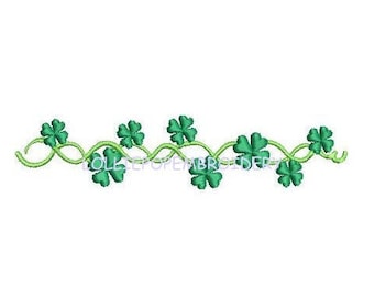 Shamrock Embroidery Design | Etsy