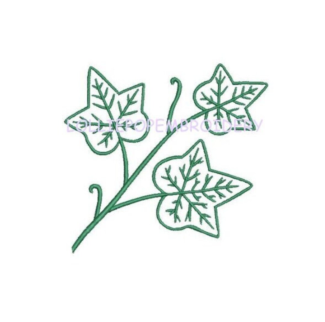 Instant Download - Ivy * Machine Embroidery Design - Etsy
