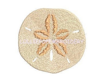 Sand Dollar Embroidery Design - Etsy