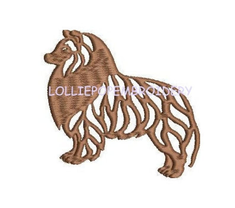 Instant Download - Sheltie Dog * Machine Embroidery Design - Etsy