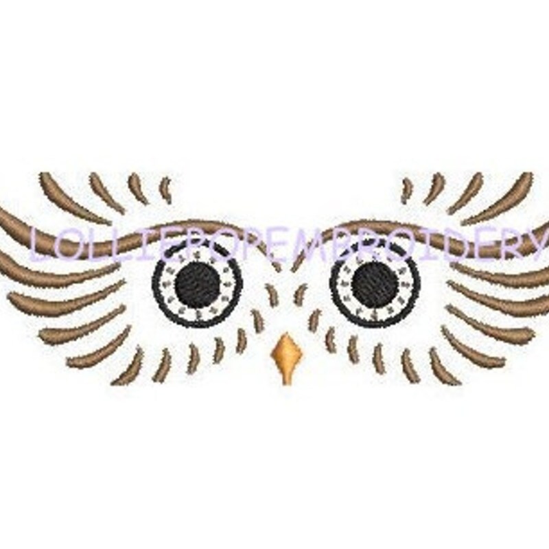 Owl Eyes Embroidery - Etsy