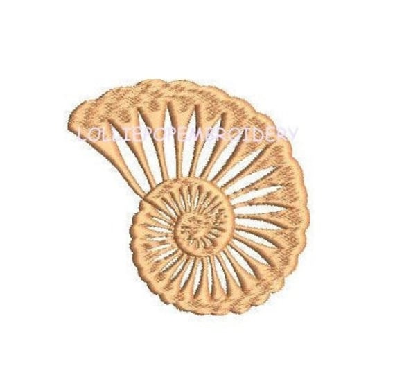 Instant Download Sea Shell Machine Embroidery Design - Etsy
