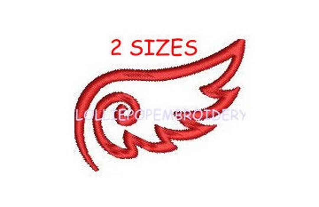 Instant Download - Angel Wing Right Side * Machine Embroidery Design - Etsy