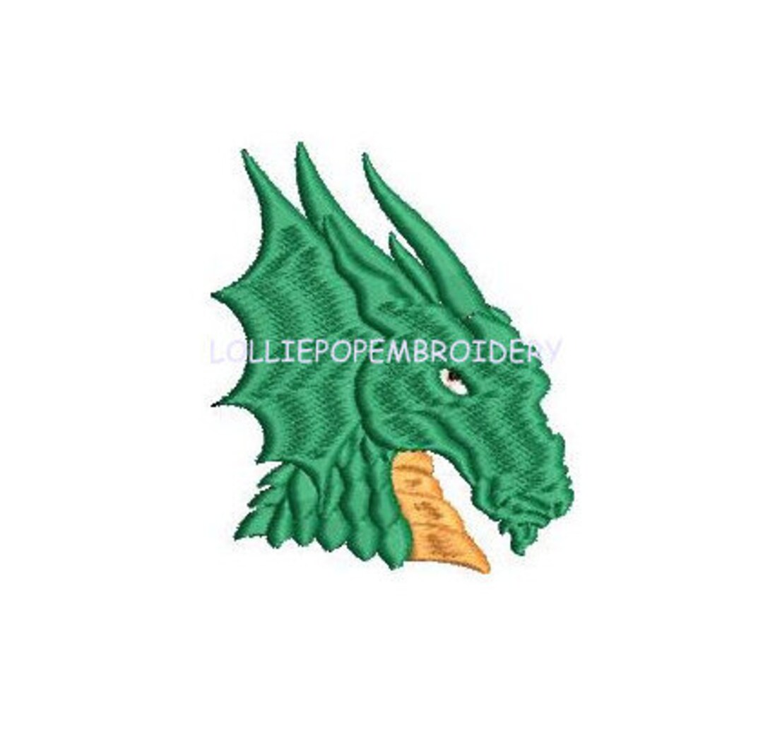 Instant Download - Dragon * Machine Embroidery Design - Etsy
