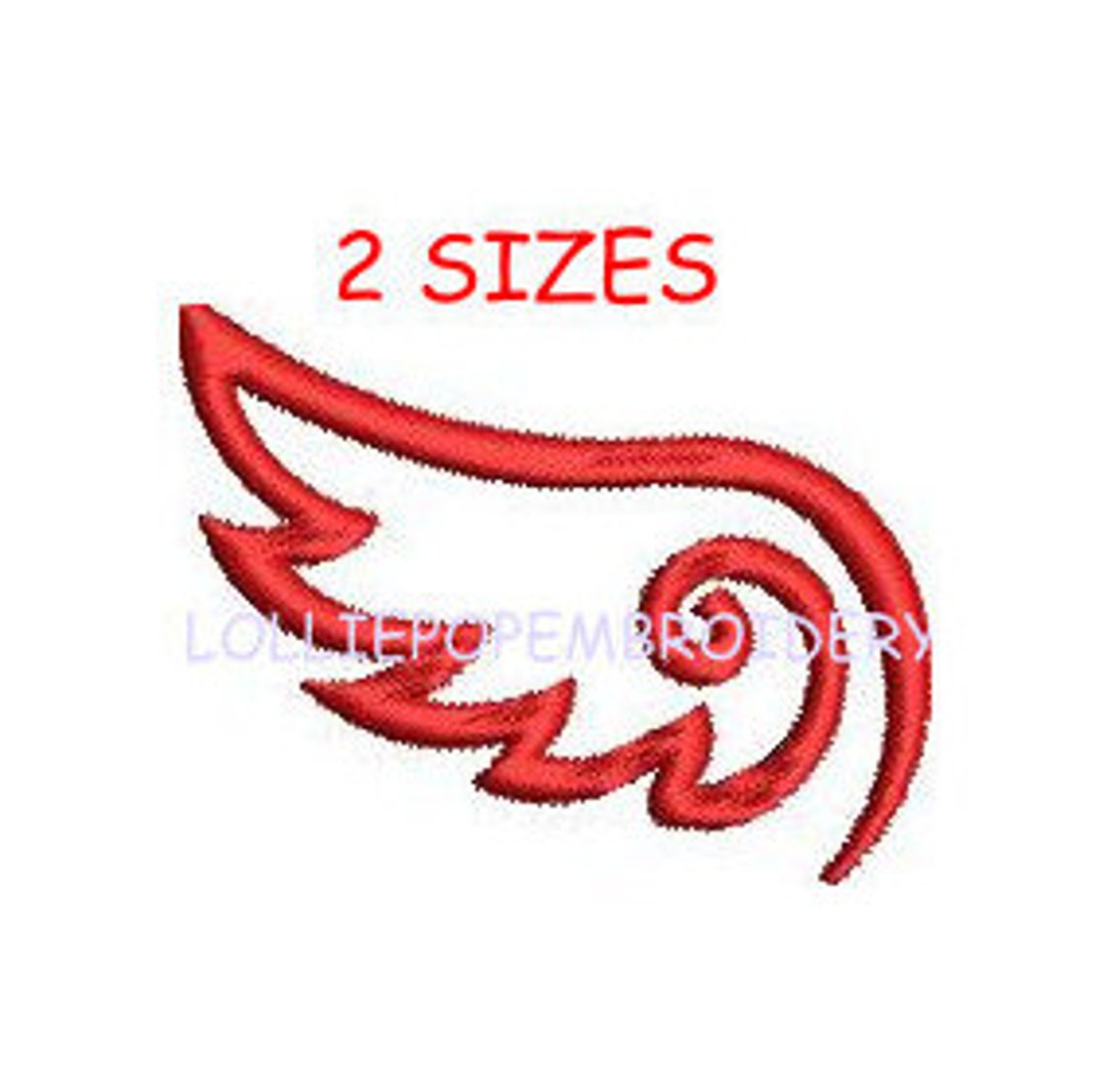 Instant Download - Angel Wing Left Side * Machine Embroidery Design - Etsy