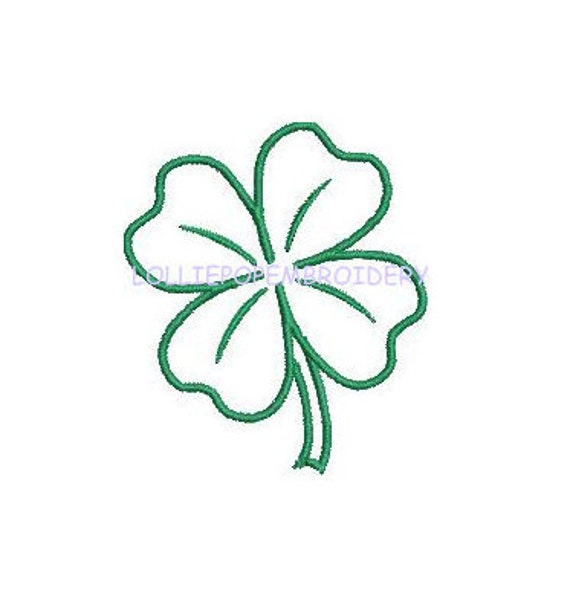 Instant Download Shamrock Machine Embroidery Design | Etsy