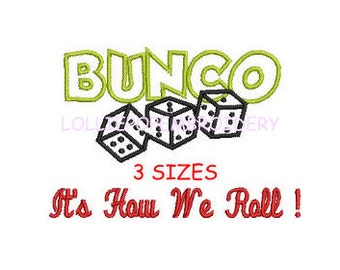 Bunco Embroidery | Etsy