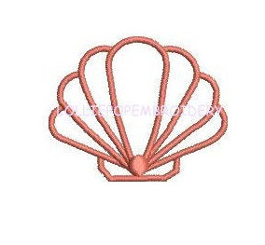 Instant Download Sea Shell Machine Embroidery Design - Etsy