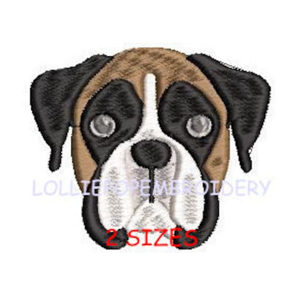 Boxer Dog Embroidery - Etsy